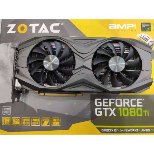 Graphics & Video Cards - ZOTAC GTX 1080TI 11G AMP EDITION ** GAMING GRAPHICS CARD ** GOOD ...